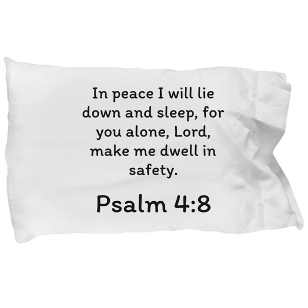 Psalm 4 8 - Etsy