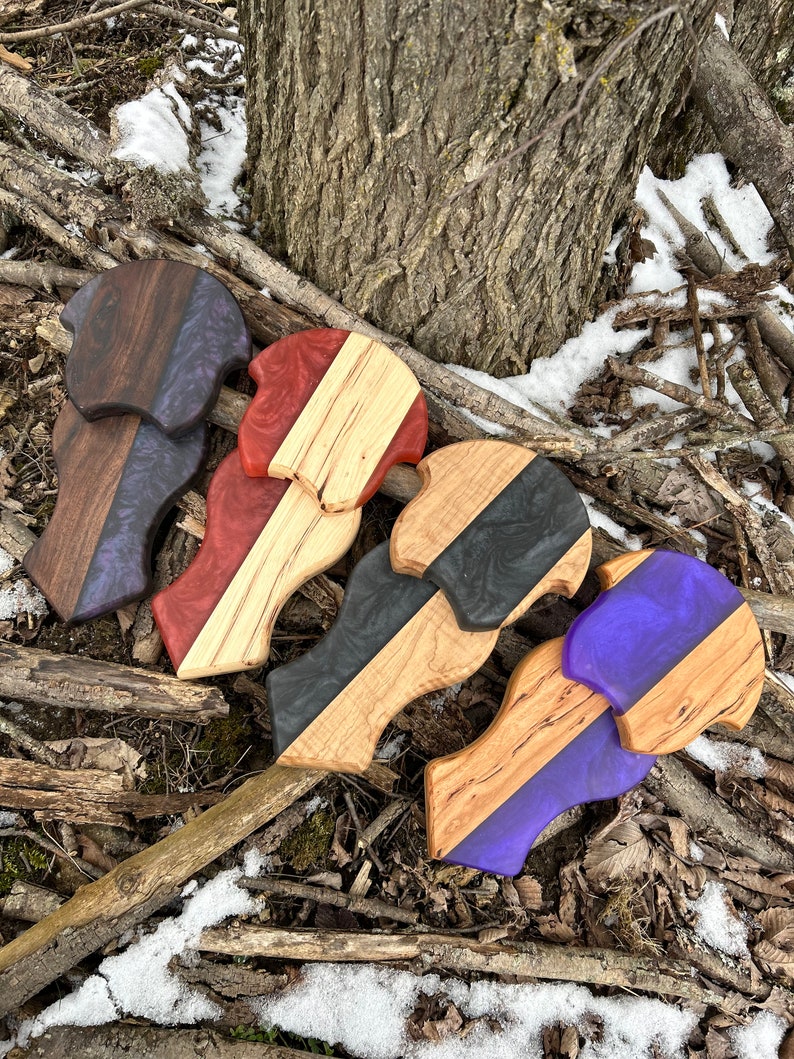 Turkey Tail Mount Plaque Epoxy & Wood - Etsy