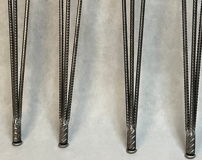 3 Rod Rebar Hair Pin Leg Set of 4-coffee Table Legs, Metal Table Legs ...
