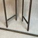 Heavy Duty Rebar Table Leg Set With Bolt on Crossbar -metal Legs, Bench ...