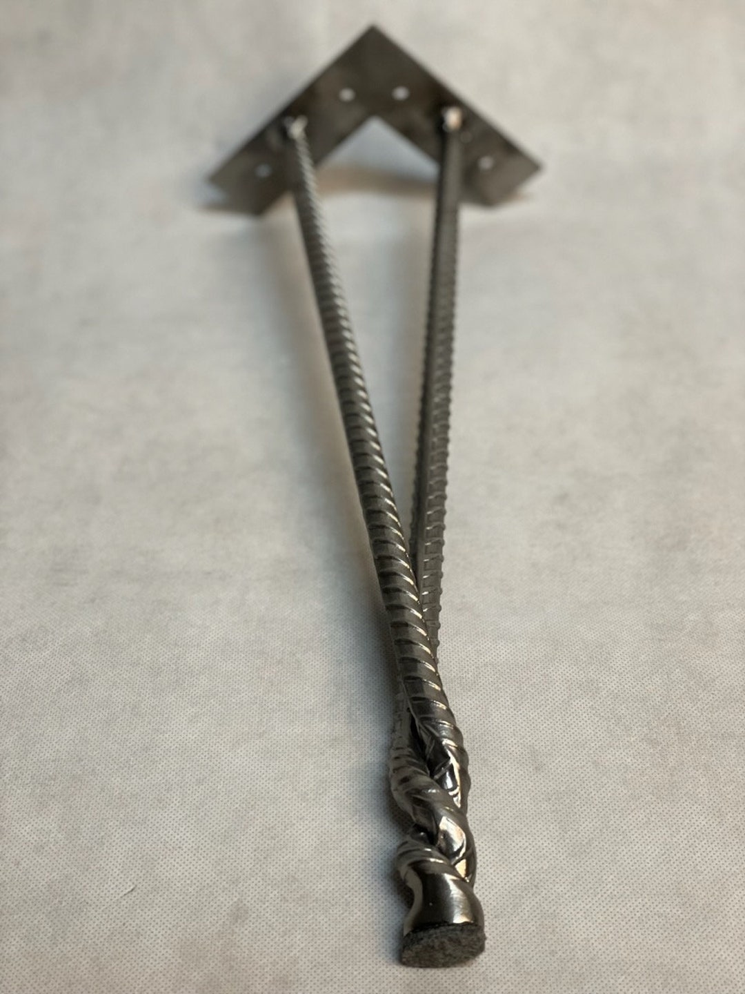 Twisted 1/2" Rebar Hairpin Leg - 4 Pc. Set - Coffee Table Legs, Metal ...