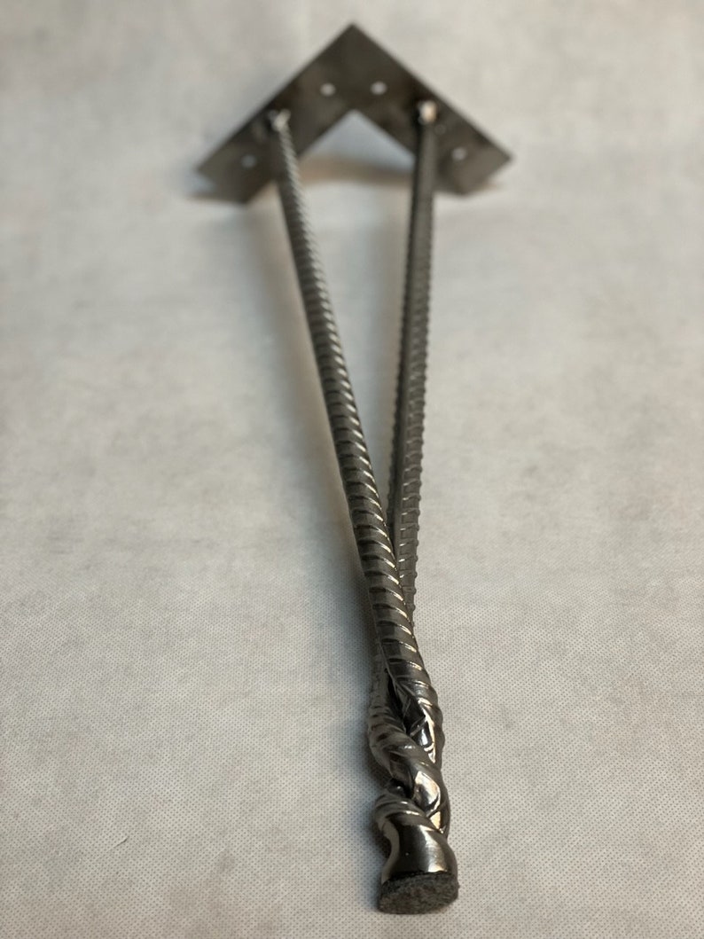 Twisted 1/2" Rebar Hairpin Leg - 4 Pc. Set - Coffee Table Legs, Metal ...