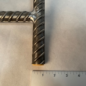 Heavy Duty Rebar Table Leg Set With Bolt on Crossbar -metal Legs, Bench ...