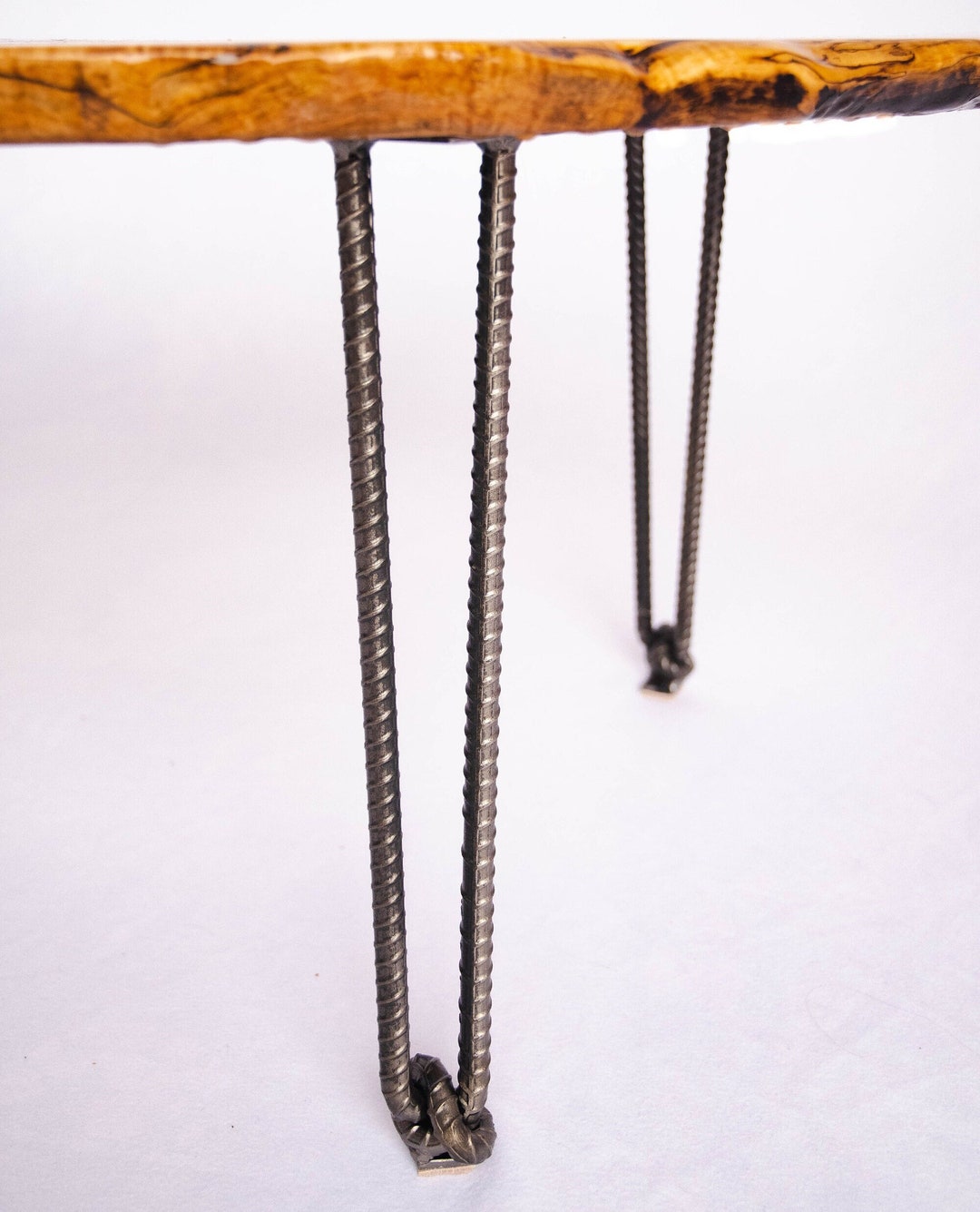 Rebar Hair Pin Leg Set of 4 - Single Knot - Coffee Table Legs, Metal ...