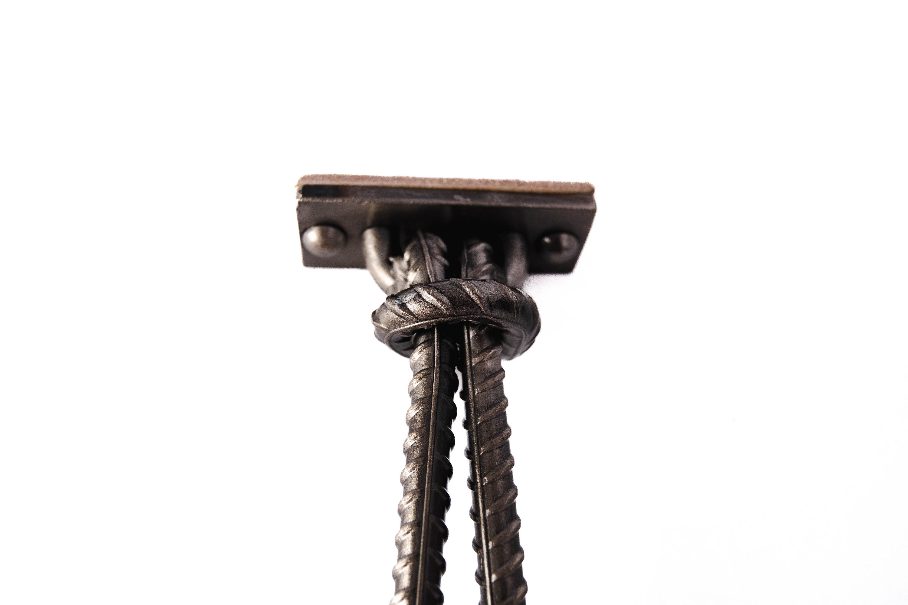 Rebar Hair Pin Leg Set of 4 - Nautical Knot - Coffee Table Legs, Metal ...