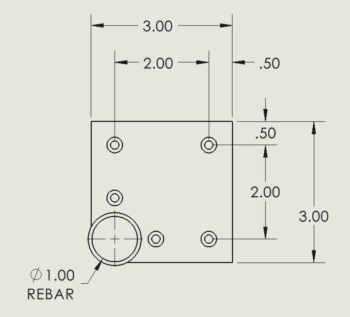 Heavy Duty Short 1 Rebar Furniture Legs With Adjustable - Etsy