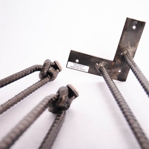 Rebar Hair Pin Leg Set of 4 - Single Knot - Coffee Table Legs, Metal ...