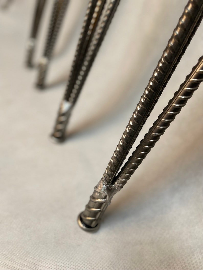 3 Rod Rebar Hair Pin Leg Set of 4-coffee Table Legs, Metal Table Legs ...