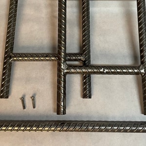 Heavy Duty Rebar Table Leg Set With Bolt on Crossbar -metal Legs, Bench ...