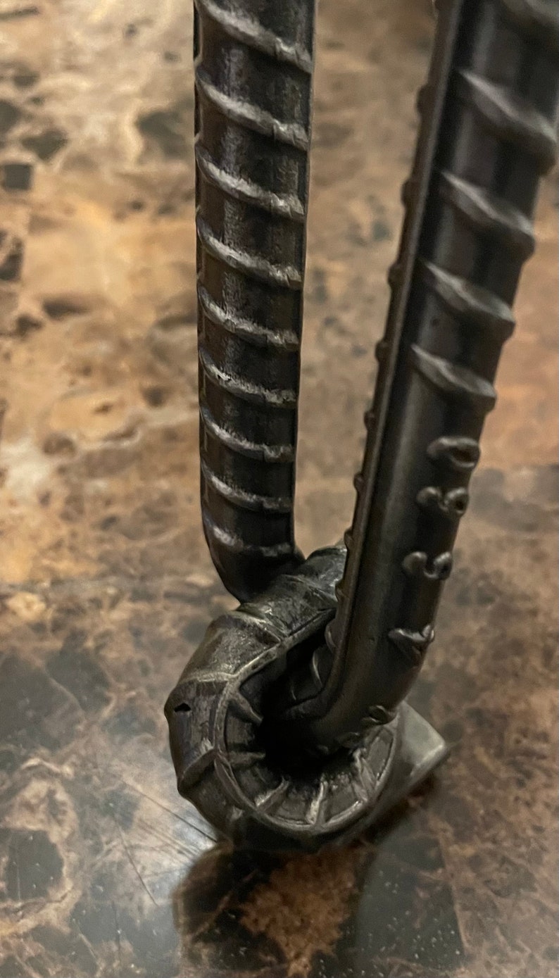 Rebar Hair Pin Leg Set of 4 - Single Knot - Coffee Table Legs, Metal ...