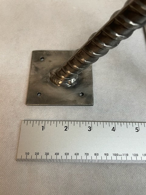 A Frame Table Legs - 3/4" Solid Rebar Table Legs - Pair - Steel Table ...