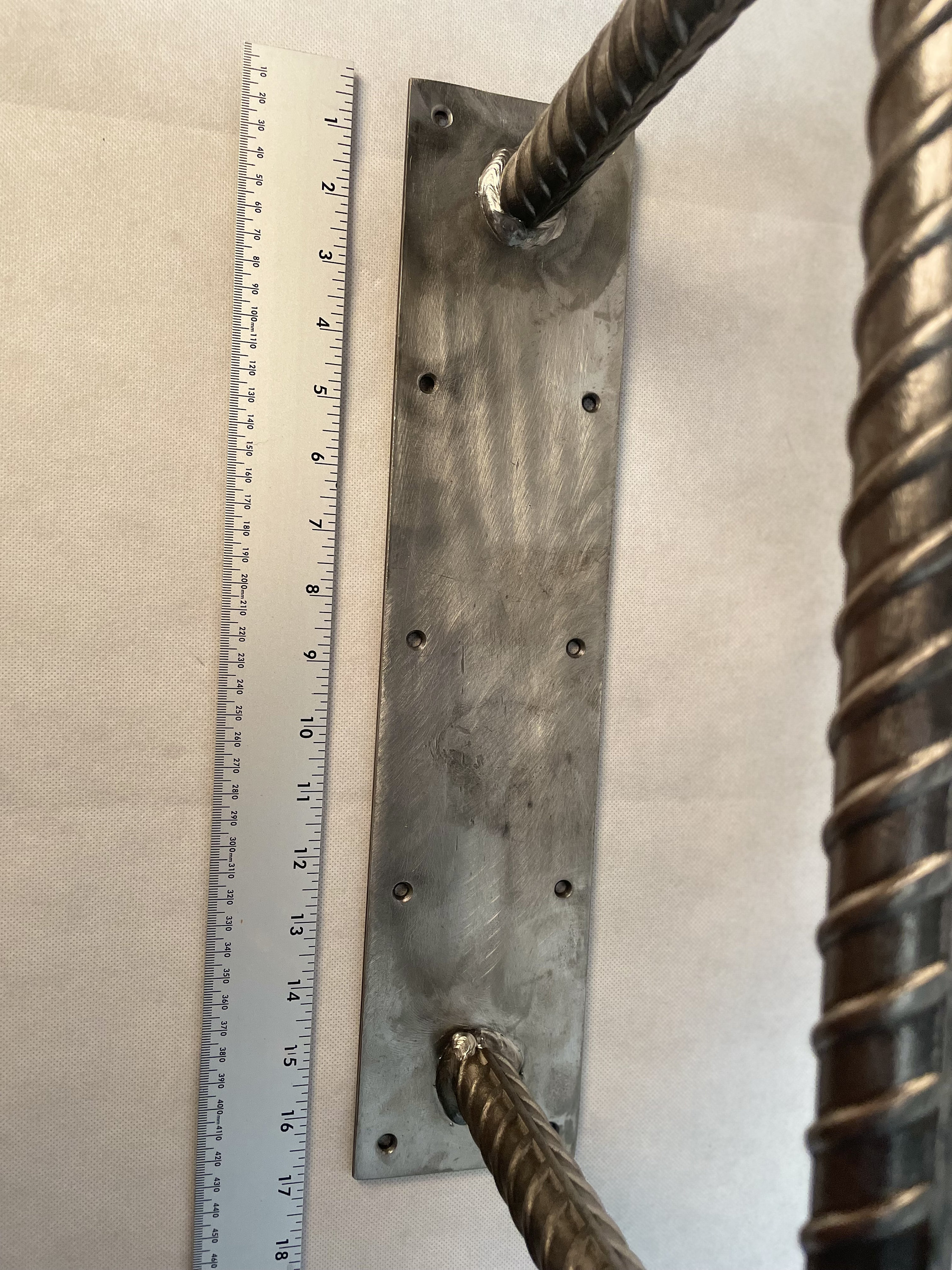 H16" X W11" Table Leg Set With Crossbar -metal Legs, Bench Legs, Desk ...