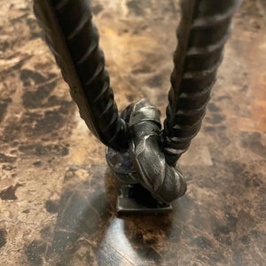 Rebar Hair Pin Leg Set of 4 - Single Knot - Coffee Table Legs, Metal ...