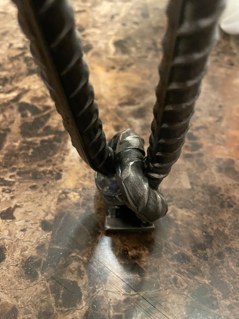 Rebar Hair Pin Leg Set of 4 - Single Knot - Coffee Table Legs, Metal ...