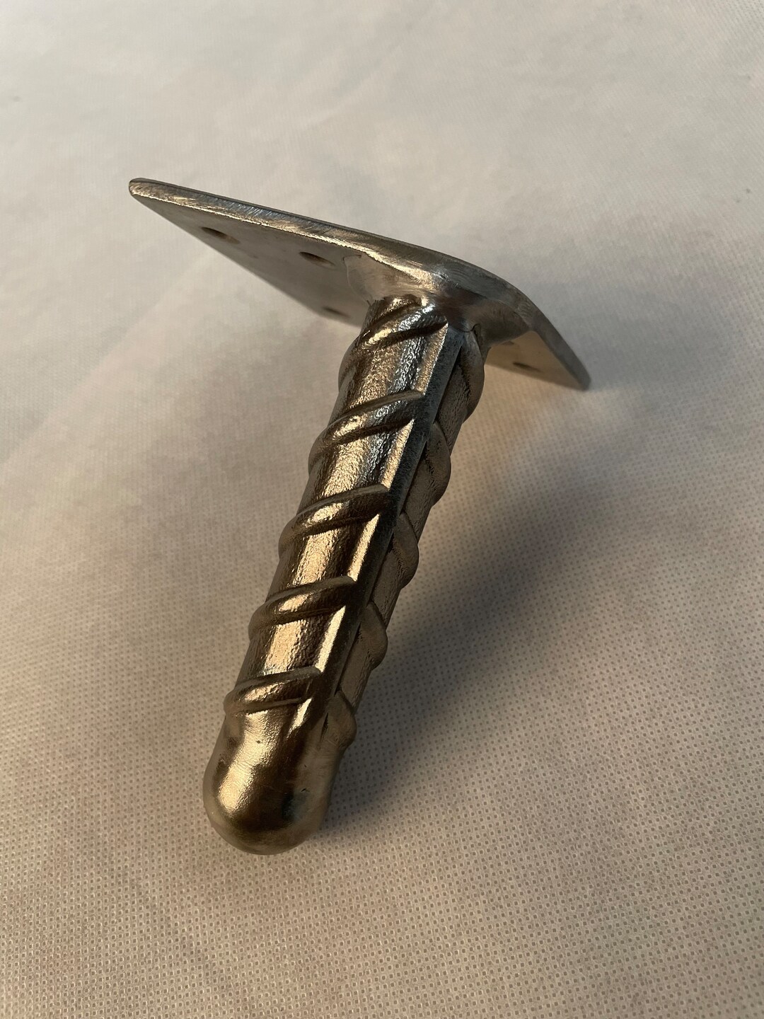 Heavy Duty Rounded End 1" Rebar Furniture Legs Set of 4 - for Sofa Legs ...