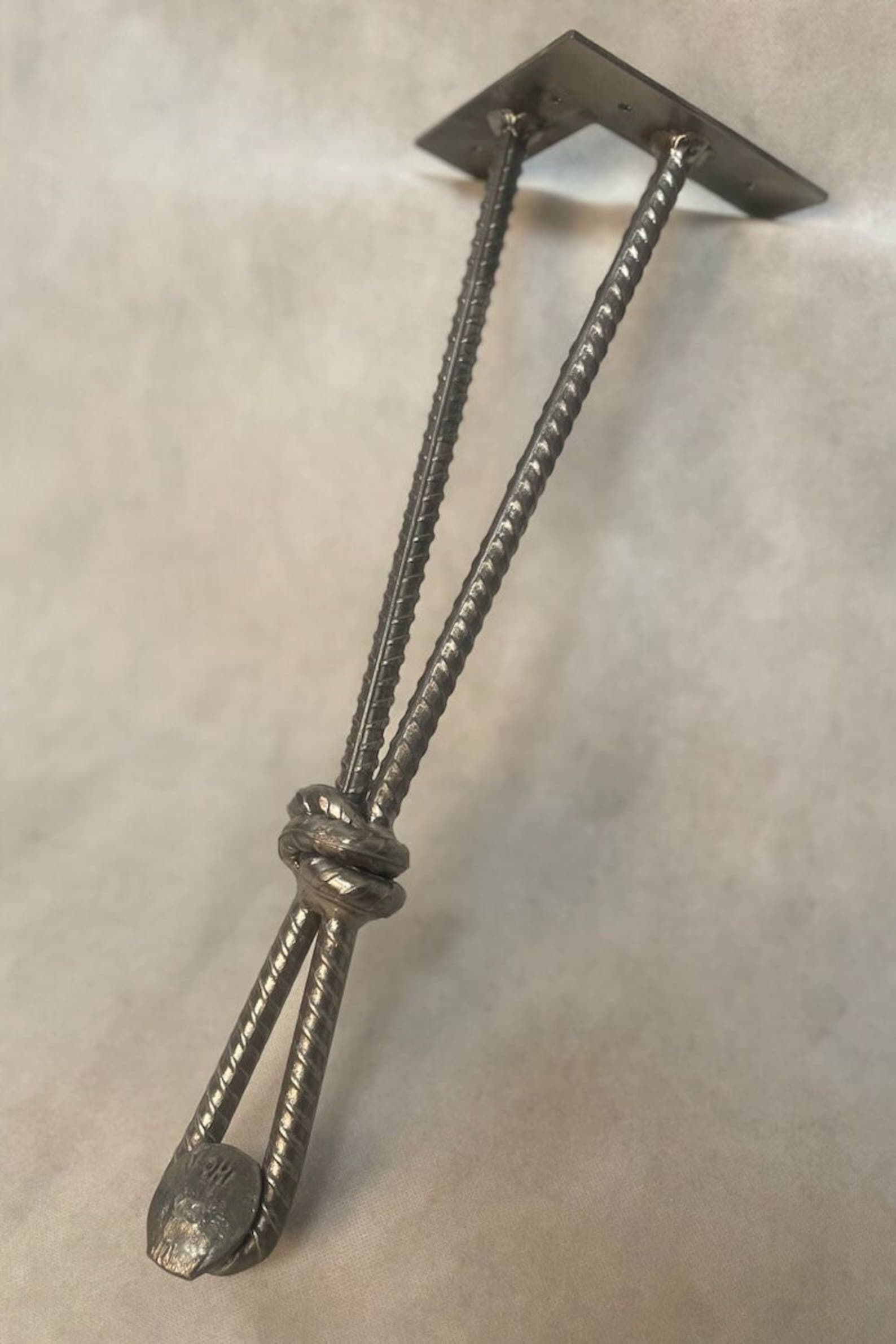 Rebar Hair Pin Legs Set of 4 - Poachers Knot- Coffee Table, Metal Table ...