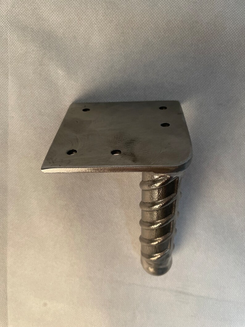 Heavy Duty Rounded End 1 Rebar Furniture Legs Set of 4 for Sofa Legs ...