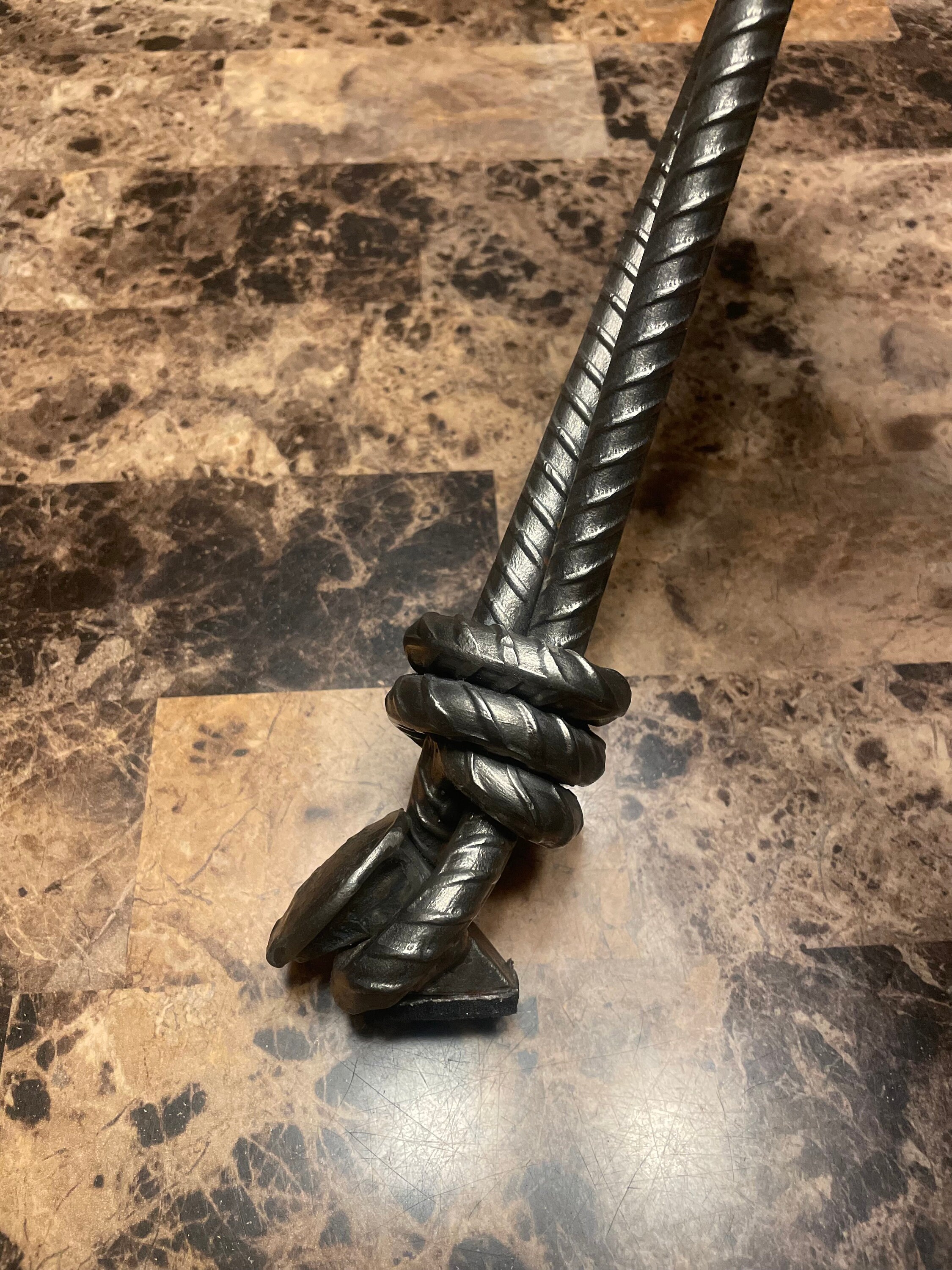 Rebar Hair Pin Legs Set of 4 Poachers Knot Coffee Table, Metal Table ...