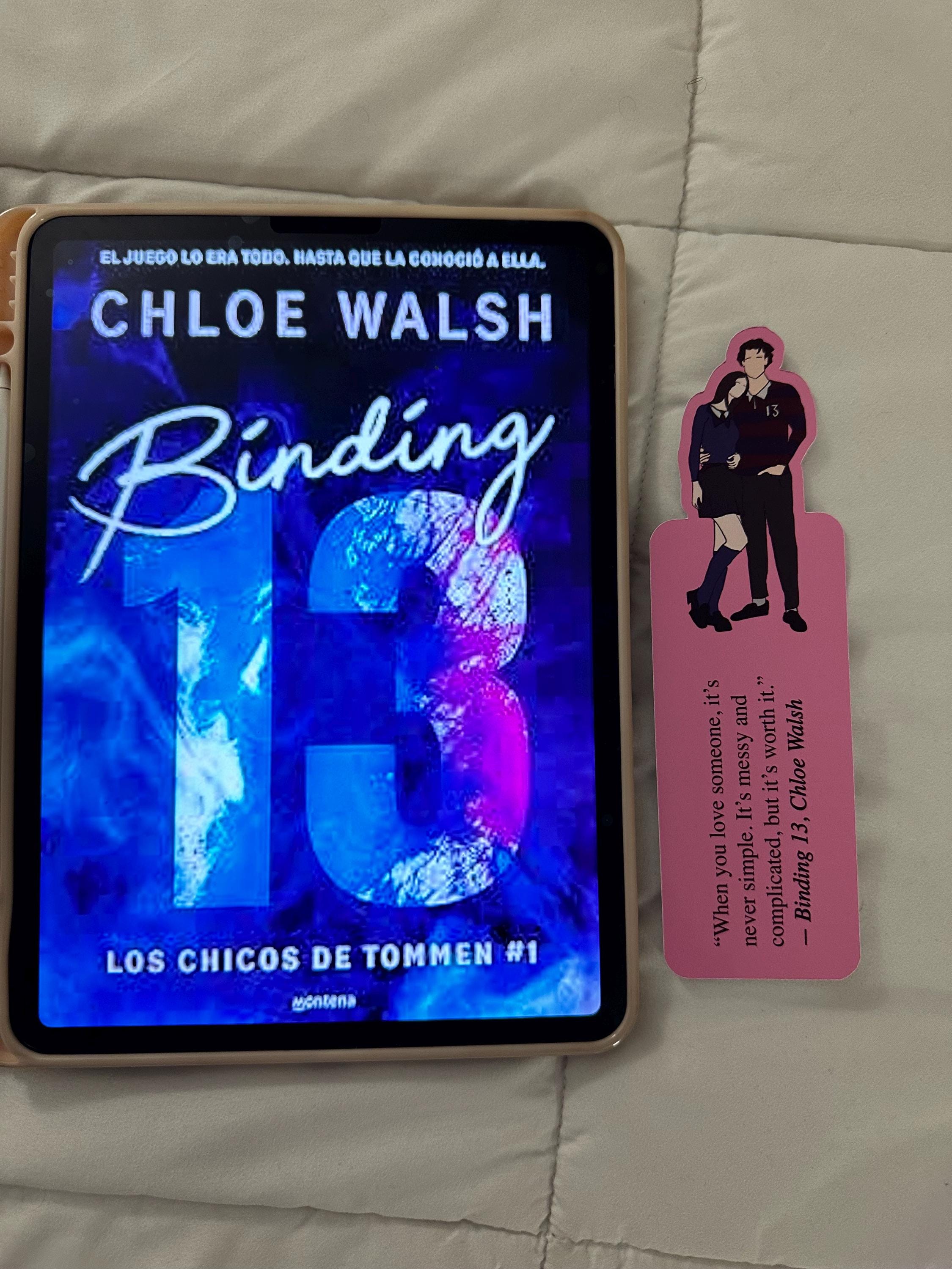 Binding 13 Chloe Walsh Character Quote Bookmark, Personalized ...