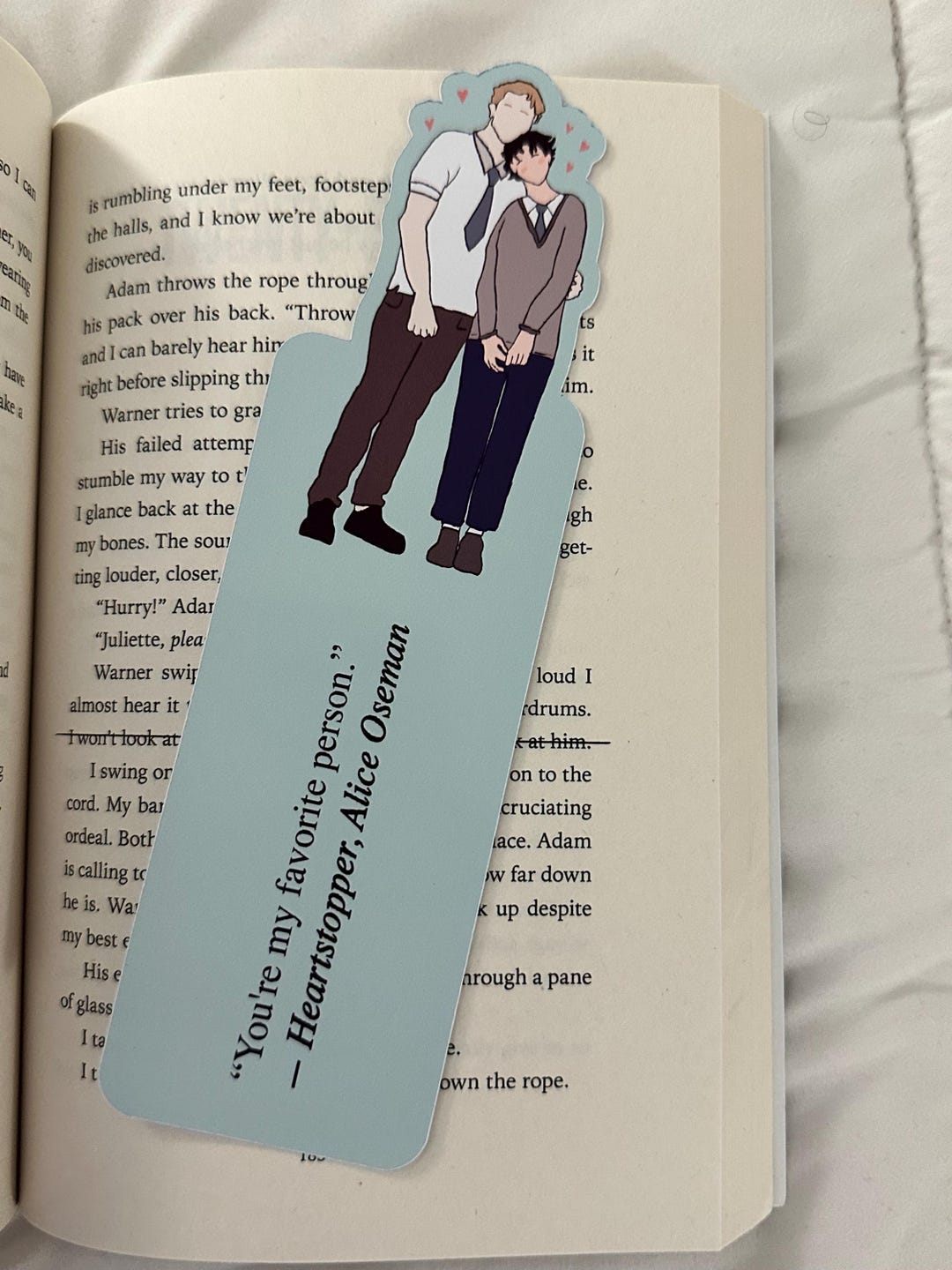 Heartstopper Alice Oseman Character Quote Bookmark, Personalized ...