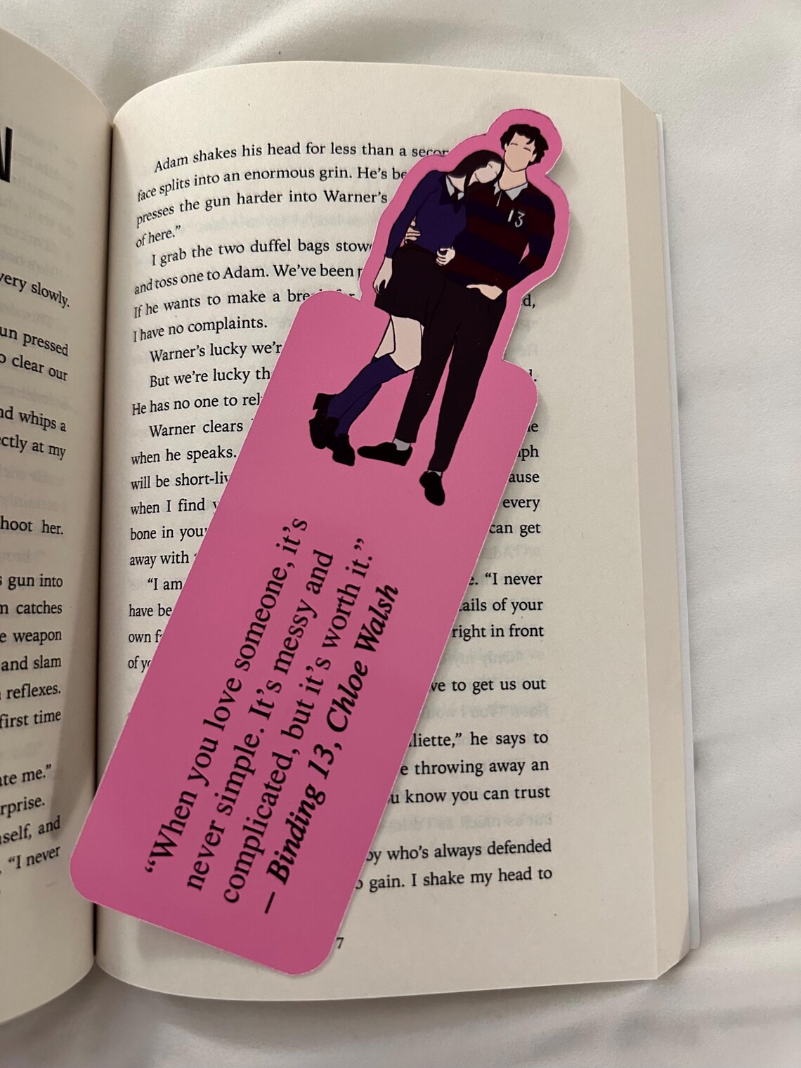 Binding 13 Chloe Walsh Character Quote Bookmark, Personalized ...