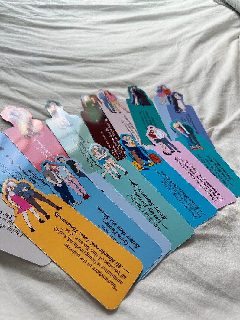 It Ends With Us Character Quote Bookmark, Personalized Illustrated ...