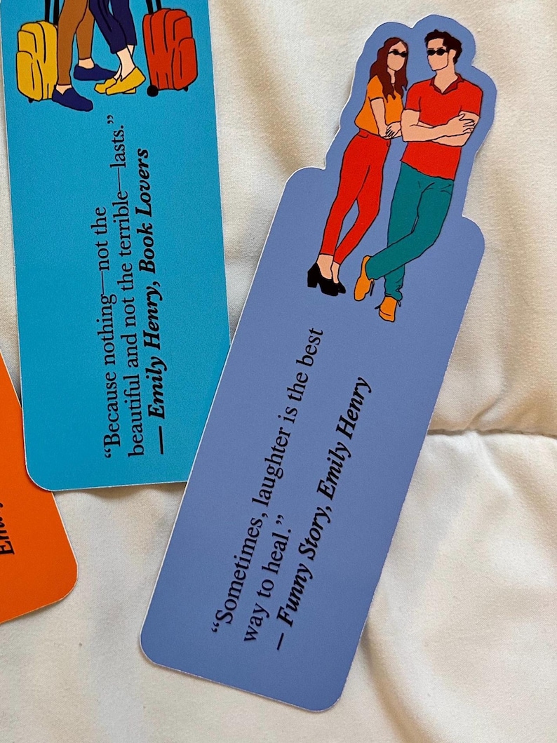 Funny Story Emily Henry Character Quote Bookmark, Personalized ...