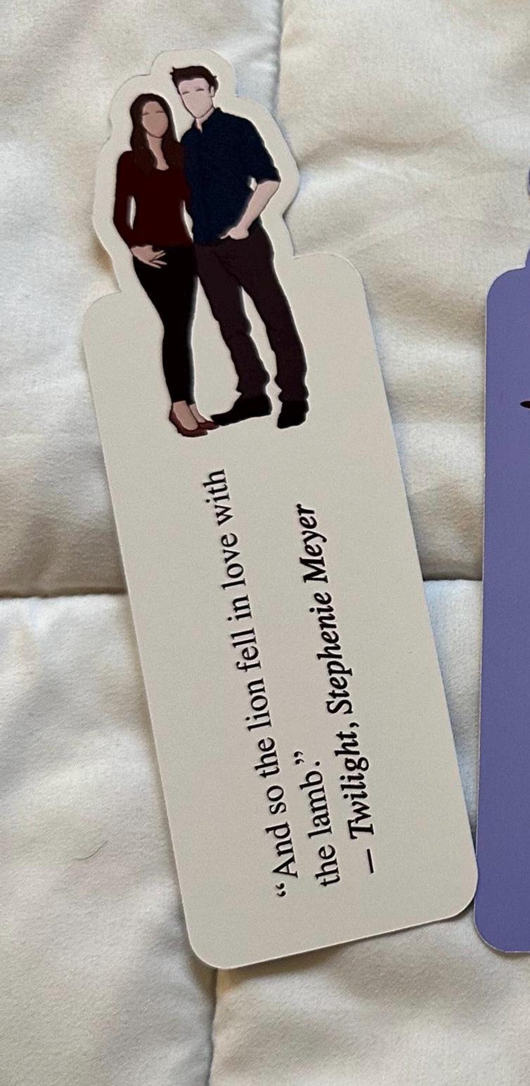 Twilight Stephanie Meyers Character Quote Bookmark, Personalized ...
