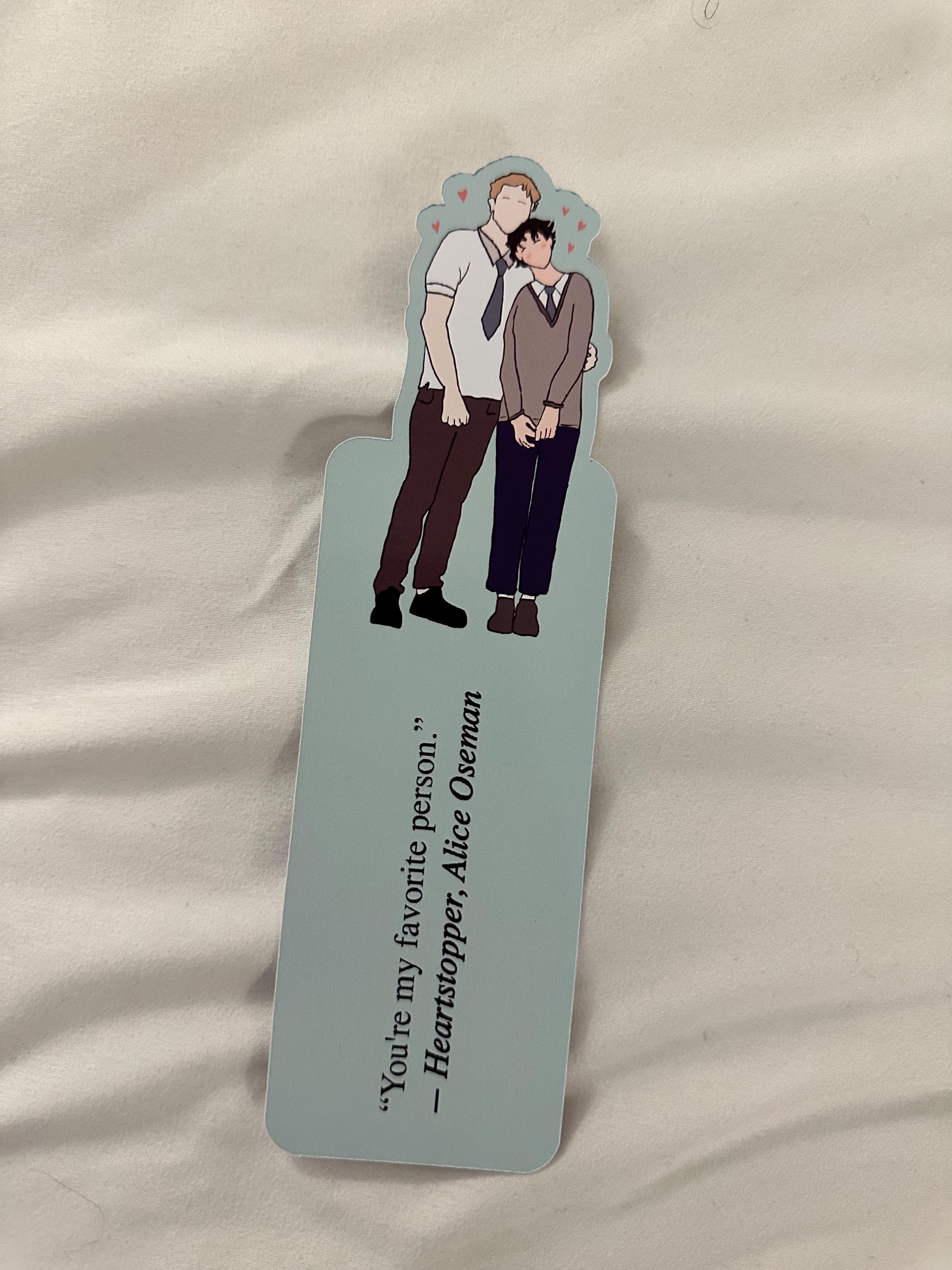Heartstopper Alice Oseman Character Quote Bookmark, Personalized ...