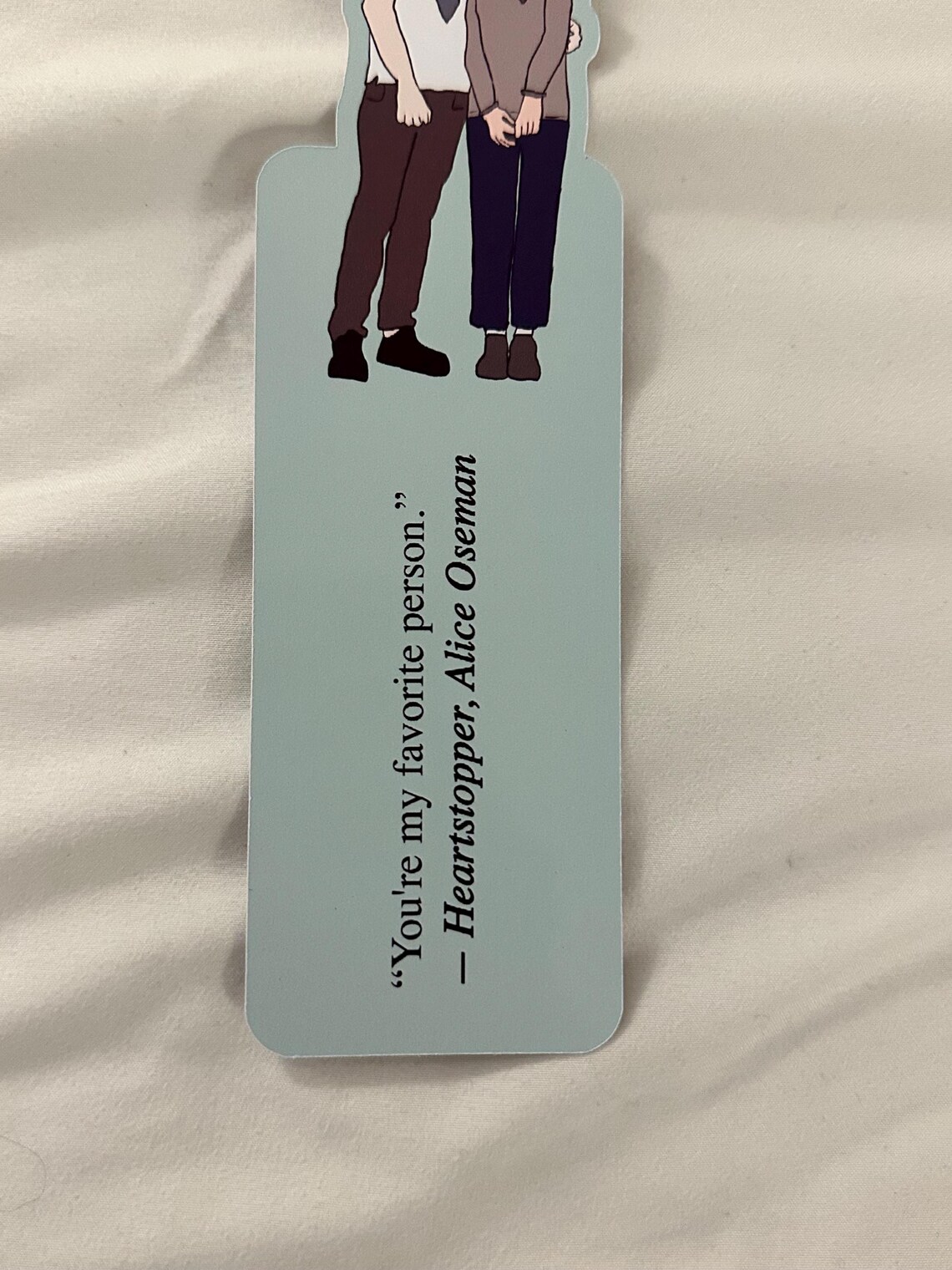Heartstopper Alice Oseman Character Quote Bookmark, Personalized ...