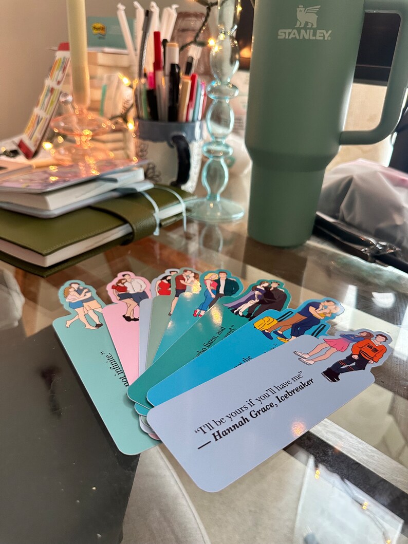 It Ends With Us Character Quote Bookmark, Personalized Illustrated ...