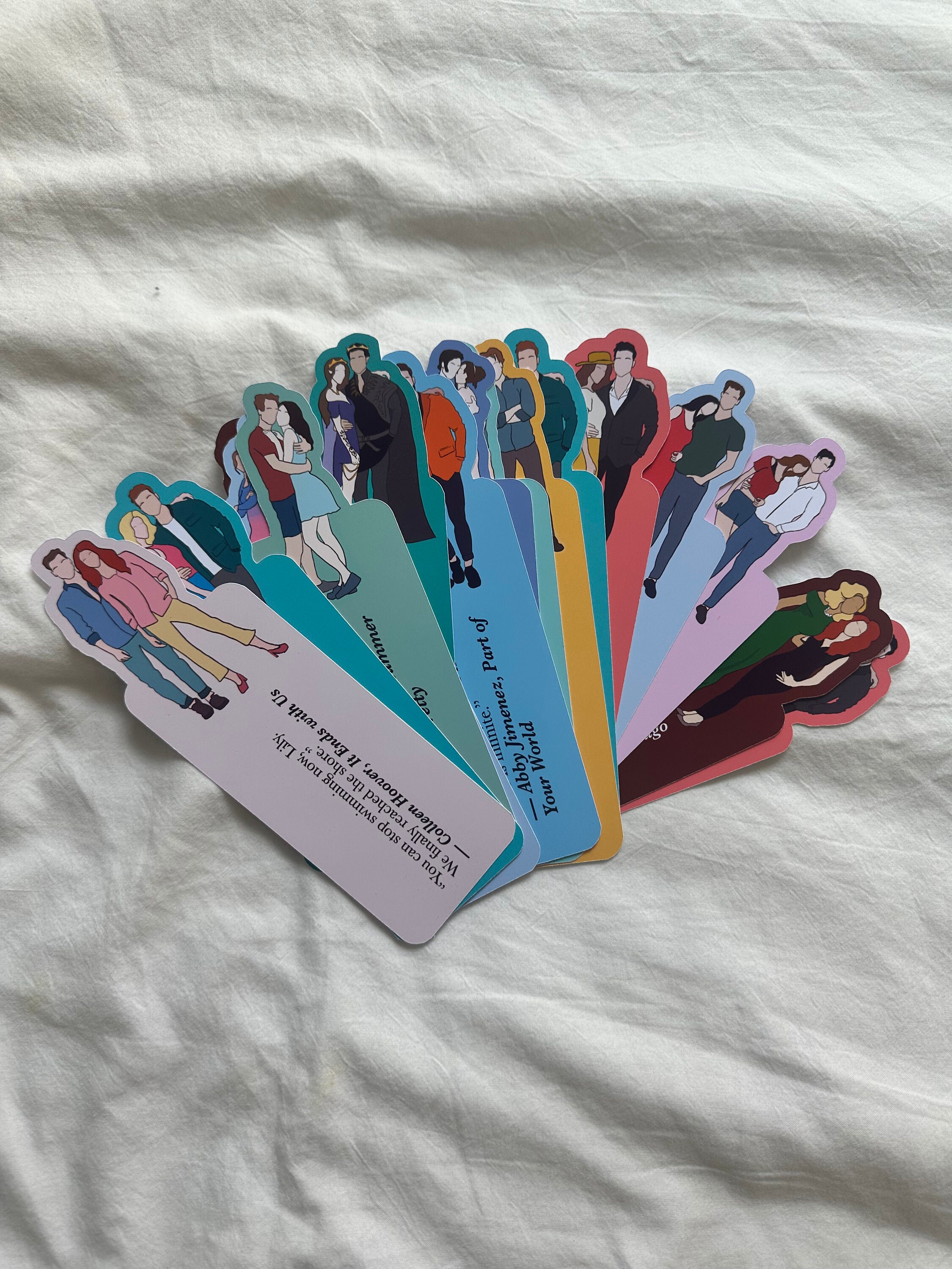 Twisted Love Character Quote Bookmark, Personalized Illustrated ...