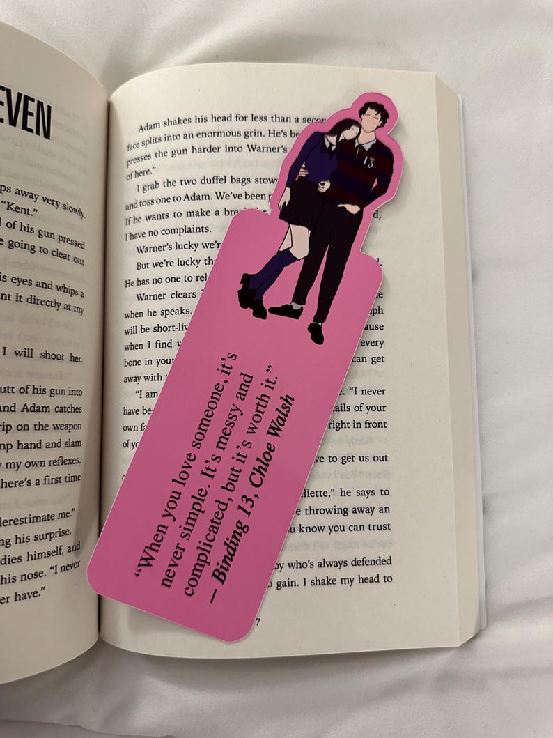 Binding 13 Chloe Walsh Character Quote Bookmark, Personalized ...