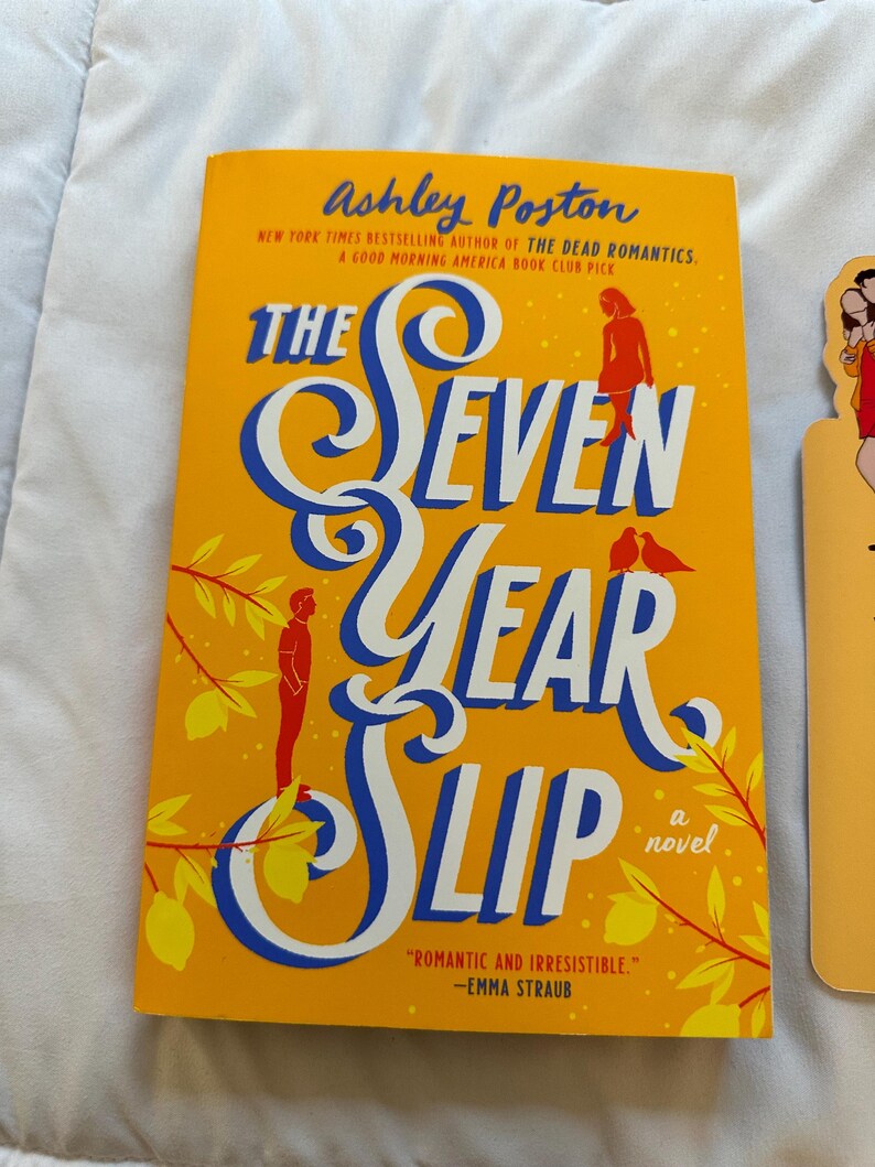 The Seven Year Slip Character Quote Bookmark, Personalized Illustrated ...
