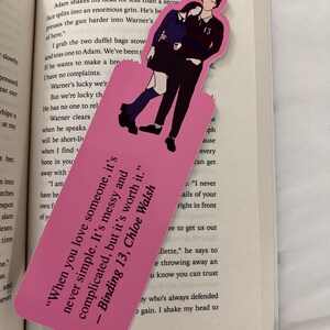 Binding 13 Chloe Walsh Character Quote Bookmark, Personalized ...