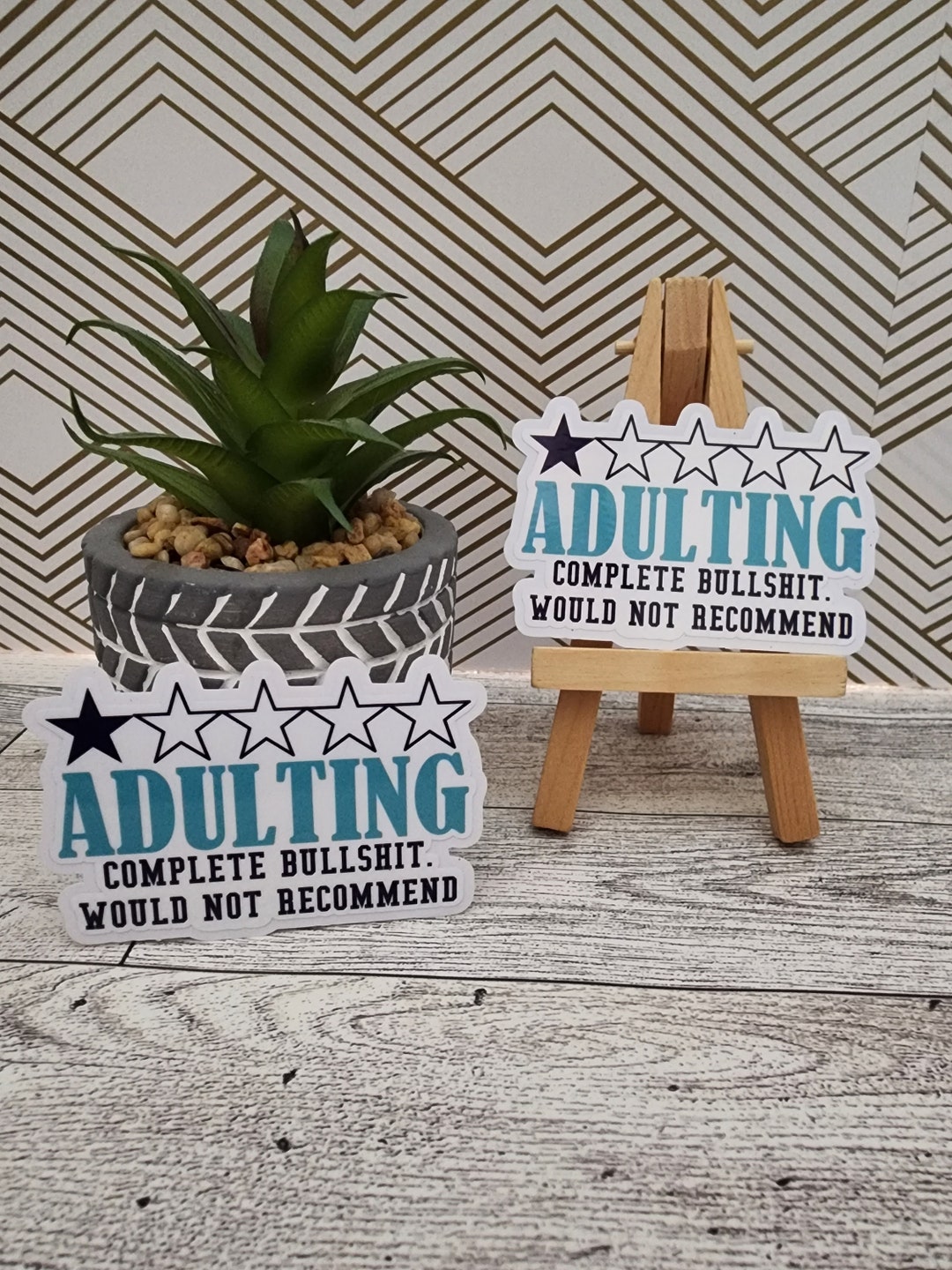 Adulting Sticker Funny Adult Sticker Adulting Decal Sticker for Him ...