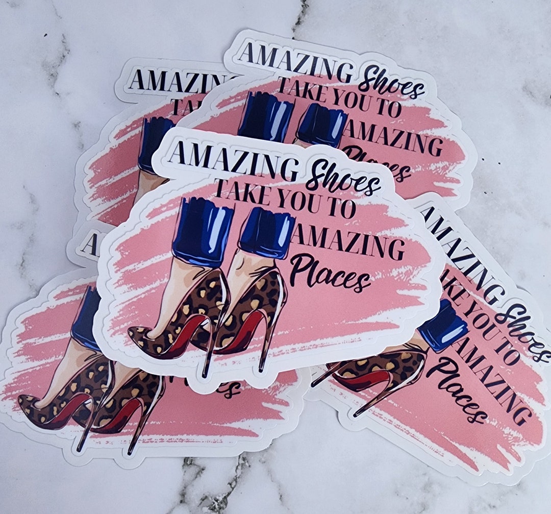 Fashion Die Cut Stickers Amazing Shoes Fashion Sticker Gifts for Her ...