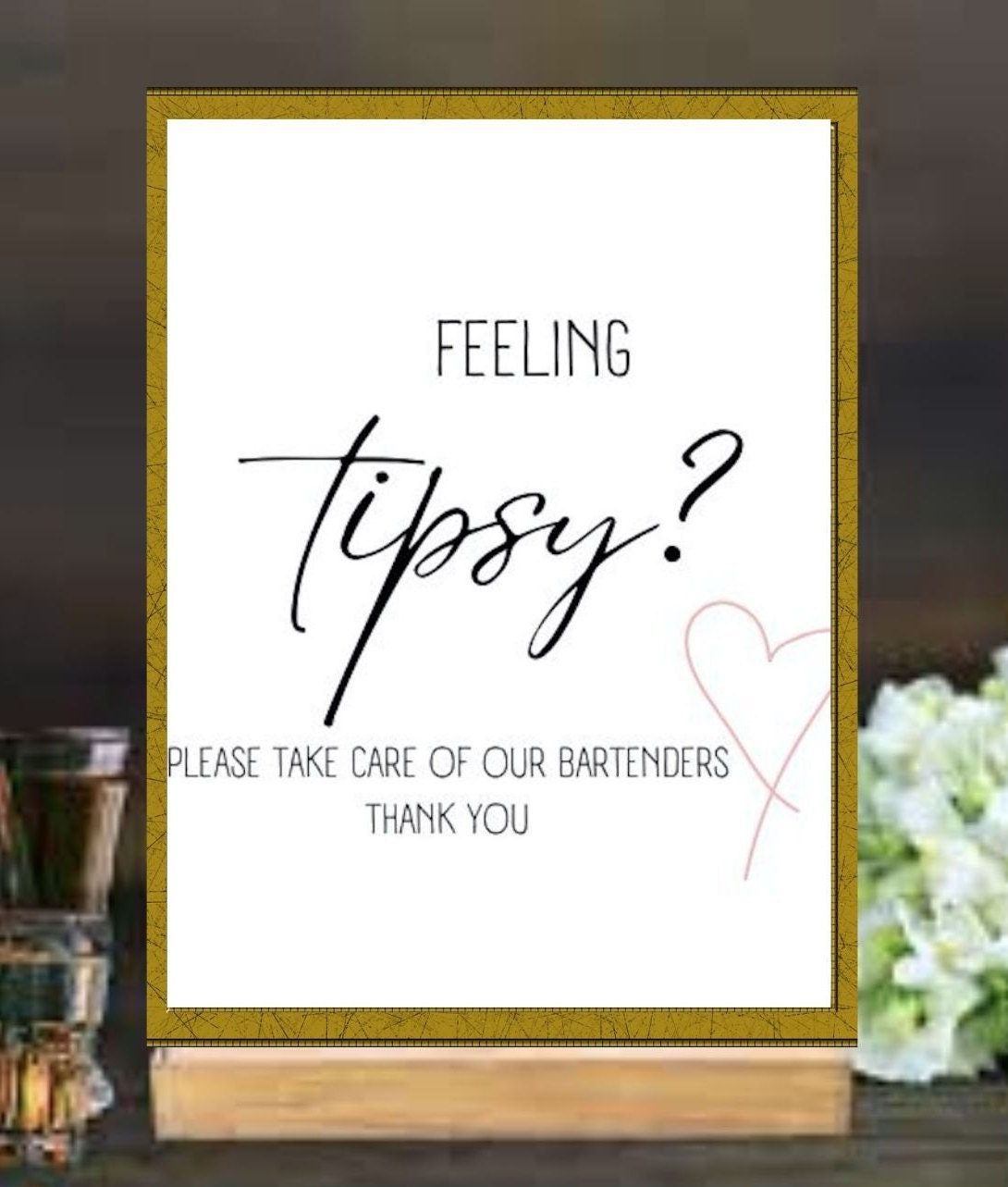 Digital Download Bar Sign Template - Etsy