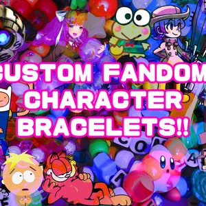 Custom Fandom/character Bracelets - Etsy