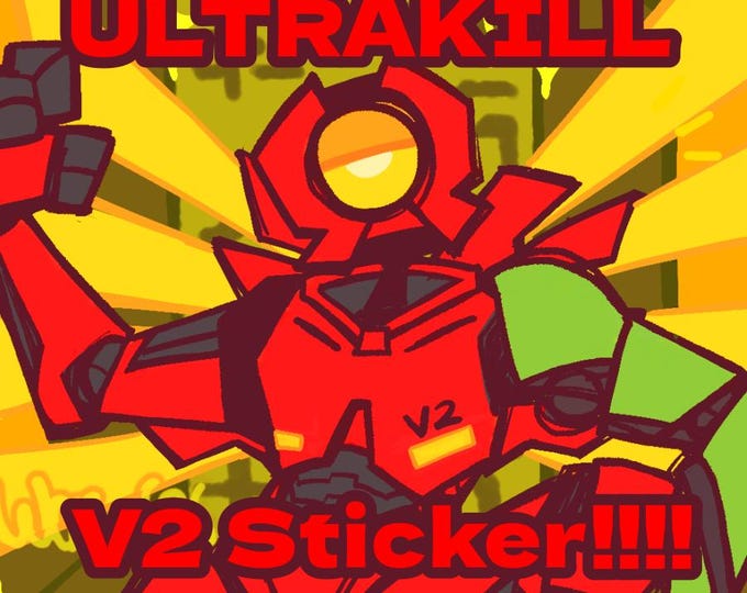 ULTRAKILL V2 Sticker !! - Etsy