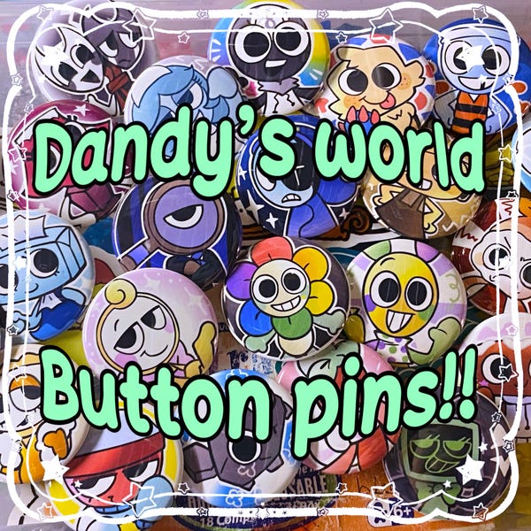 Dandy World Pins - Etsy
