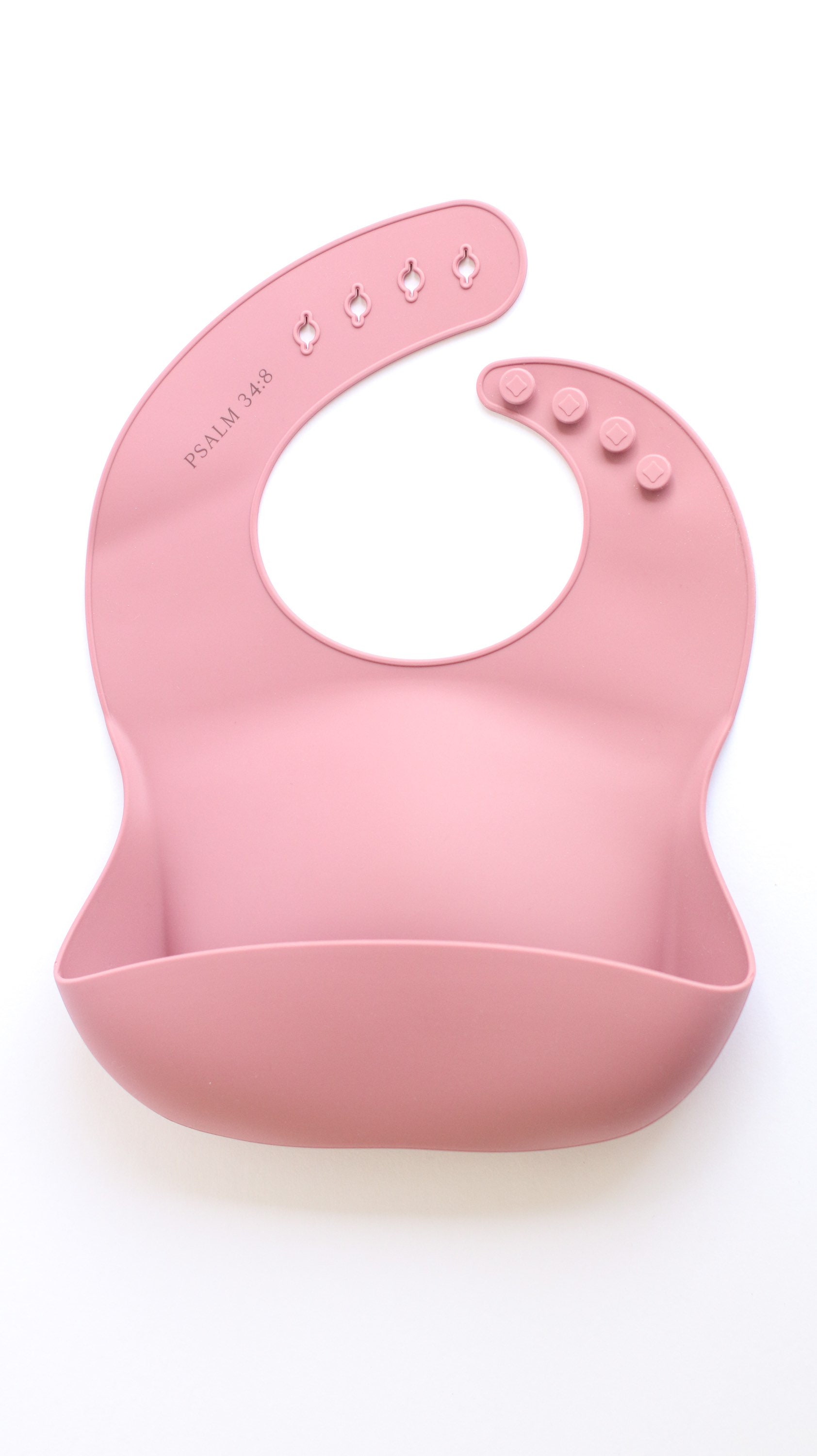 Silicone Bucket Bib With Scripture - Etsy