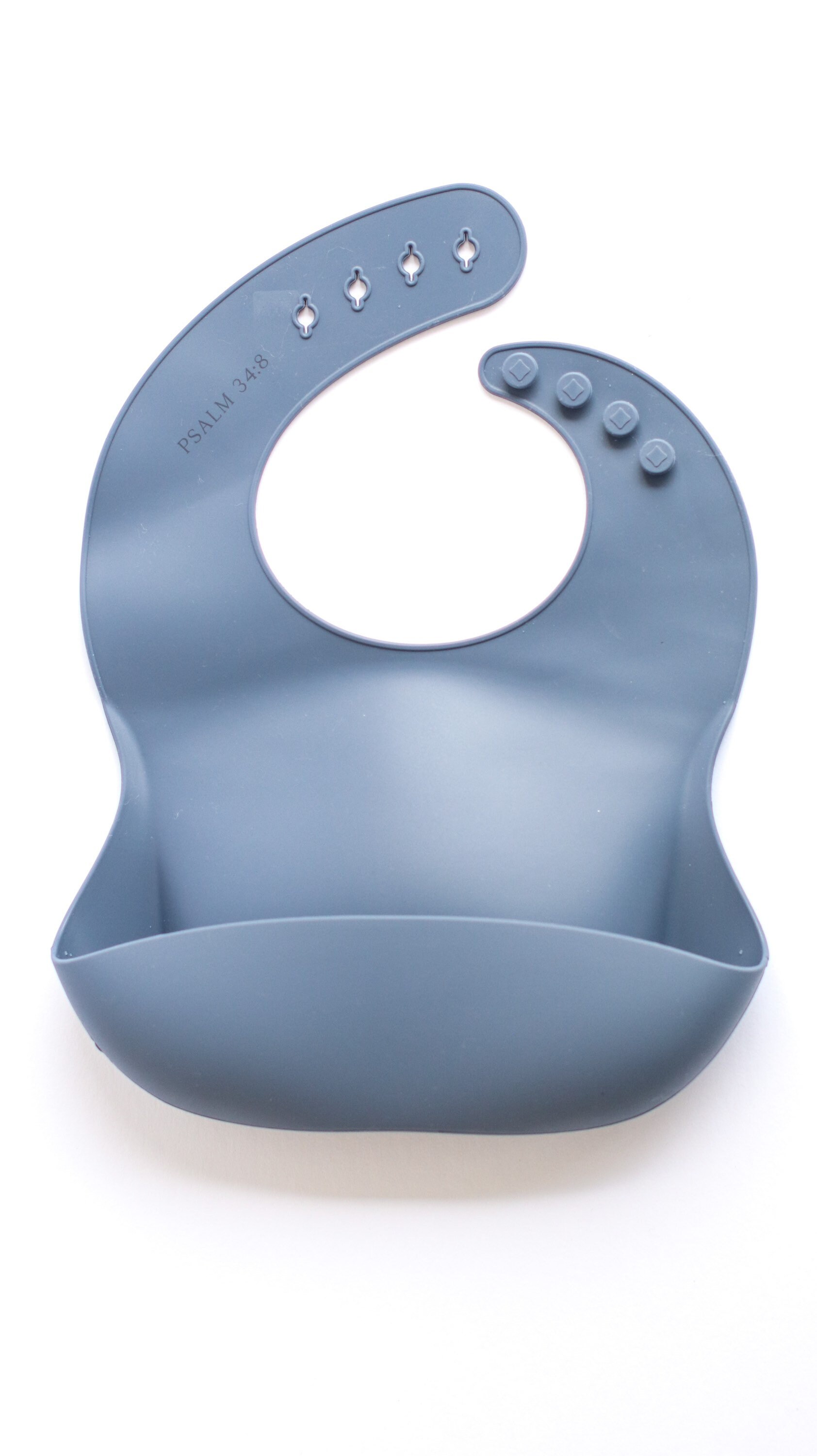 Silicone Bucket Bib With Scripture - Etsy