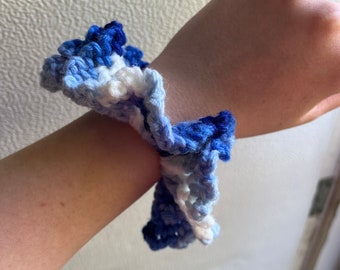 Blue and White Scrunchie stockton Colors - Etsy