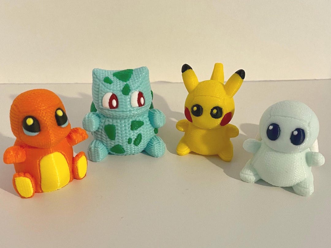 Knitted-style Poke-pals – 3D Printed Collectible Figures - Etsy