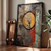 Gold Coin Graffiti Wall Art, Digital Download, Vintage Golden Coin Wall ...