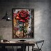 Red Rose Graffiti Wall Art Digital Download Colorful Rose - Etsy