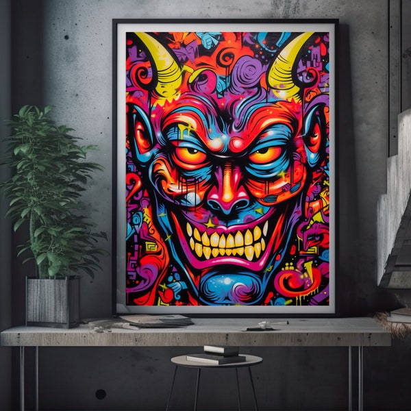 Devil Head - Etsy