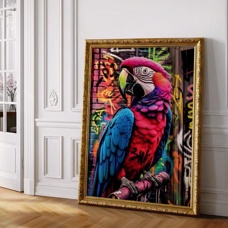 Parrot Poster - Etsy
