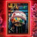 Baseball Graffiti Wall Art, Sports Graffiti Print, Modern, Urban ...